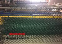 China Extruded PVC Coated Chain Link Fence Privacy Screen 0.015-0.025 inch Coating ASTM F668 Border Fencing for sale