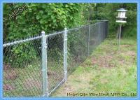 China 10 Ft 9 gauge chain link security fence Galvanized Commercial System for industrial for sale