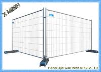 China Hot Dipped Galvanized Temporary Mesh Fencing 60x150mm Mesh Size for sale