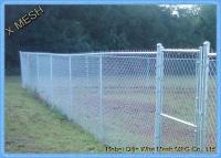 China Hot Dipped Galvanized Chain Link Fencing 50 X 50 Mm Hole With 1.8m X 3m Size for sale
