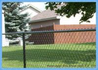 China Hot Dipped Galvanized Chain Link Fencing 50 X 50 Mm Hole With 1.8m X 3m Size for sale