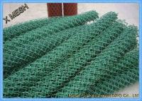 China Vinyl Coated Chain Link Fence Construction 1.0-3.0mm Wire Diameter for sale