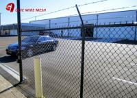 China 4mm Diameter Hot Dipped Galvanized Chain Link Fence Privacy System for Airport Fence for sale