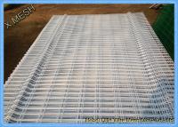 China Vinyl Electrostaic Paint Curved Metal Fence Powder Galvanized welded wire fence for sale