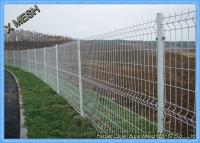 China Triangle Bending PVC Coated Steel 3D Curved Wire Fence 800-2000mm Height with 3-6mm Wire Diameter for Area Protection for sale