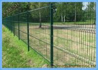 China Triangle Bending PVC Coated Steel 3D Curved Wire Fence 800-2000mm Height with 3-6mm Wire Diameter for Area Protection for sale