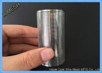 China Etched Plates Punched Perforated Metal Mesh Round Hole With 2mm Thickness for sale