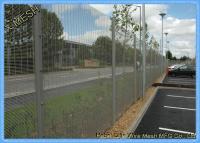 China 358/3510 Anti-Climb Security Fence Panel 76.2mm x 12.7mm Mesh 2.5m Width for sale