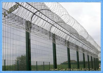 China 358/3510 Anti-Climb Security Fence Panel 76.2mm x 12.7mm Mesh 2.5m Width for sale
