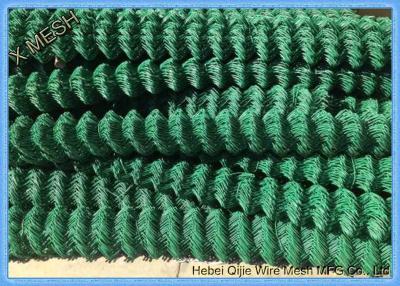 China 6 Gauge PVC Coated Chain Link Fence Wire 1.6-5mm Diameter with 50x50mm Mesh for Commercial and Residential Security for sale