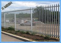 China Powder Coated D & W Steel Palisade Fence 1800-2400mm Height with 2.0-3.0mm Thickness for Security Applications for sale