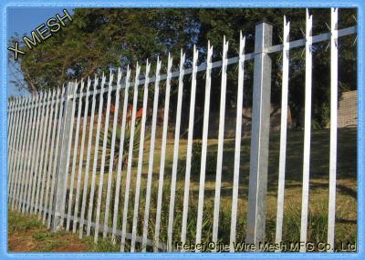 China Powder Coated D & W Steel Palisade Fence 1800-2400mm Height with 2.0-3.0mm Thickness for Security Applications for sale