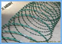 China Hot Dipped Galvanized Razor Wire Fencing - 2.5mm Wire Thickness, 450mm Coil Diameter for High Security Applications for sale