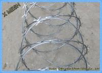 China Stainless Steel CBT-60 Crossed Razor Wire Security Fence - 450mm to 900mm Diameter with 2.5mm Wire for sale