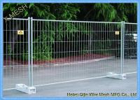 China Hot Dipped Galvanized Welded Temporary Fence 2400mm x 2100mm with 42 Micron Zinc Coating for Construction Sites for sale