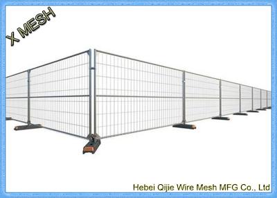 China Hot Dipped Galvanized Welded Temporary Fence 2400mm x 2100mm with 42 Micron Zinc Coating for Construction Sites for sale