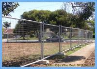 China Hot Dipped Galvanized Welded Temporary Fence 2400mm x 2100mm with 42 Micron Zinc Coating for Construction Sites for sale