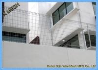 China Powder Coated Welded Iron Wire BRC Garden Fence With V Shape Clamp for sale