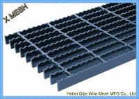China Hot Dipped Galvanized Serrated Steel Grating 25x3mm for Industrial Platforms and Walkways for sale