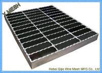 China Hot Dipped Galvanized Serrated Steel Grating 25x3mm for Industrial Platforms and Walkways for sale