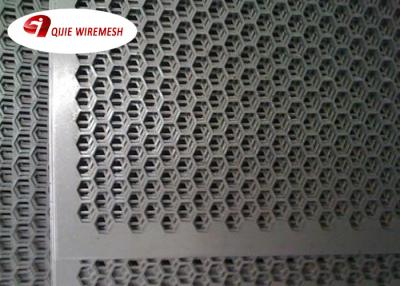 China Hexagonal Hole Perforated Metal Sheet 0.5-8.0mm Thickness 1220x2440mm Size for Construction and Filtration for sale