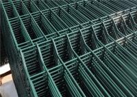 China Green PVC Coating Construction 358 Welded Wire Sheets For Concrete Slabs for sale