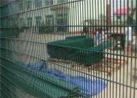China Green PVC Coating Construction 358 Welded Wire Sheets For Concrete Slabs for sale
