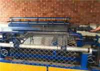 China Single Wire Automatic Chain Link Fence Machine 2-4mm Wire Thickness 120-180 m²/h Production for sale