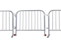 China Classic Galvanized Steel Barricade / Metal Crowd Control Barriers for sale