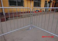 China Temporary Site Fencing 2.0m-2.5m Length Pedestrian Safety Barrier with Hot-Dip Galvanized Finish for Construction and Road Works for sale