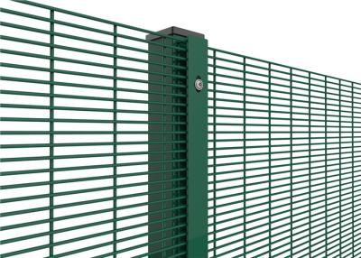 China pvc coated anti climb 358 high security wire mesh fence anti-cut wall fence for sale