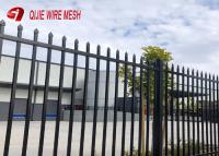 China Ornamental Galvanized Steel Spear Top Fencing Panels Security For Garden And Stairs for sale