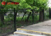 China Black Wire Mesh Fence Panels Aluminium Spear Top Fencing For Residential Use for sale