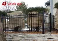 China Black Wire Mesh Fence Panels Aluminium Spear Top Fencing For Residential Use for sale