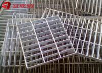 China Flooring Hot Dip Serrated Galvanized Steel Grating Stair Tread Long Life for sale