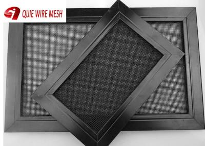 China Black Powder Coated Safety Window Screen 304 316 Stainless Steel SGS Certificated for sale