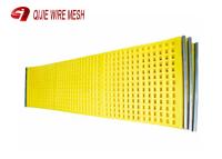 China Modular Tensioned Polyurethane Screen Panels Steel Frame Hooked Transverse And Longitudinal for sale