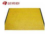 China Modular Tensioned Polyurethane Screen Panels Steel Frame Hooked Transverse And Longitudinal for sale