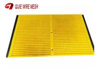 China Modular Tensioned Polyurethane Screen Panels Steel Frame Hooked Transverse And Longitudinal for sale