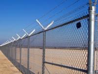China Zinc Coated Galvanized Steel Chain Link Fence Application With Razor Barbed Wire for sale
