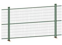 China Customizable Color Canada Construction Fence Panels PVC Temporary Fence for sale