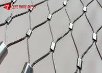 China 7x7 Stainless Steel Rope Mesh 3.18mm Cable with 120mm Hole Size for Zoo Enclosures and Architecture for sale