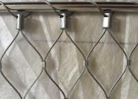 China Stainless Steel 316 Knotted Wire Rope Mesh 1.2mm-4.0mm with Black Oxide Finish for Balustrade and Fencing for sale