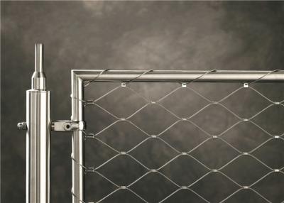 China AISI 316 7x19 Stainless Steel Wire Rope Mesh 1.2-4.0mm for Zoo Aviary Enclosures for sale