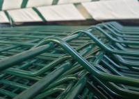 China 3D V-Shape Bending Curves PVC Coated Welded Wire Mesh Panel 5mm Wire Diameter 2500mm Width for Airport Security for sale