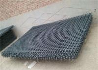 China 304 Woven Stainless Steel Crimped Wire Mesh Square Hole For 1-2m Width for sale