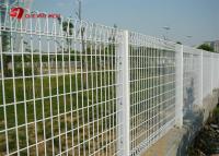 China Roll Top Wire Mesh Fence Panels , Decorative BRC Fence 1500mm / 2000mm / 2500mm Width for sale