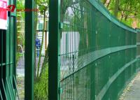 China Anti Climb PVC Coated Wire Mesh Fence Panels 1530mm 1830mm 2030mm with 4.0mm/5.0mm Steel Wire for sale