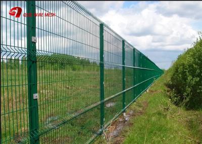 China Anti Climb PVC Coated Wire Mesh Fence Panels 1530mm 1830mm 2030mm with 4.0mm/5.0mm Steel Wire for sale