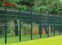 China Anti Climb PVC Coated Wire Mesh Fence Panels 1530mm 1830mm 2030mm with 4.0mm/5.0mm Steel Wire for sale